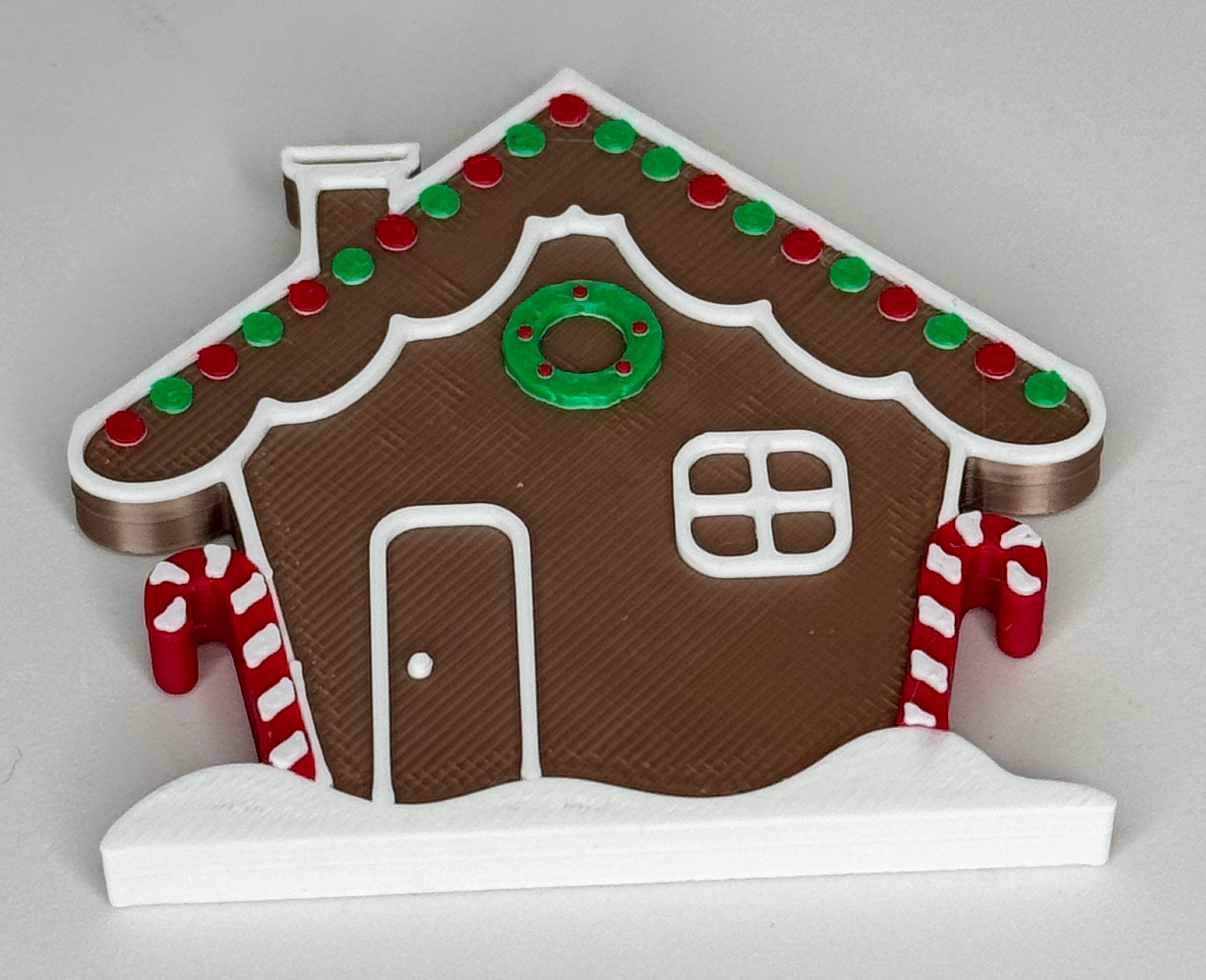 Gingerbread House Magnet – R&D 3D Printing